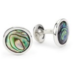 Abalone Shell Cufflinks for Men